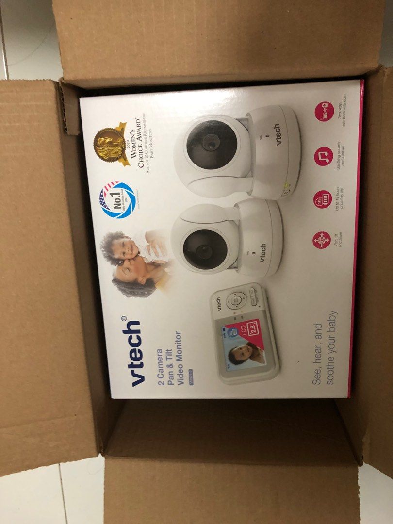 VTECH Baby Monitor Dual Tilt Camera ( NEW), Babies & Kids, Baby ...