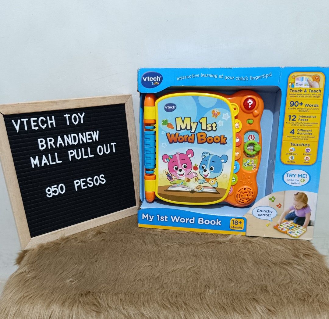 Vtech My First Word Book, Hobbies & Toys, Toys & Games on Carousell