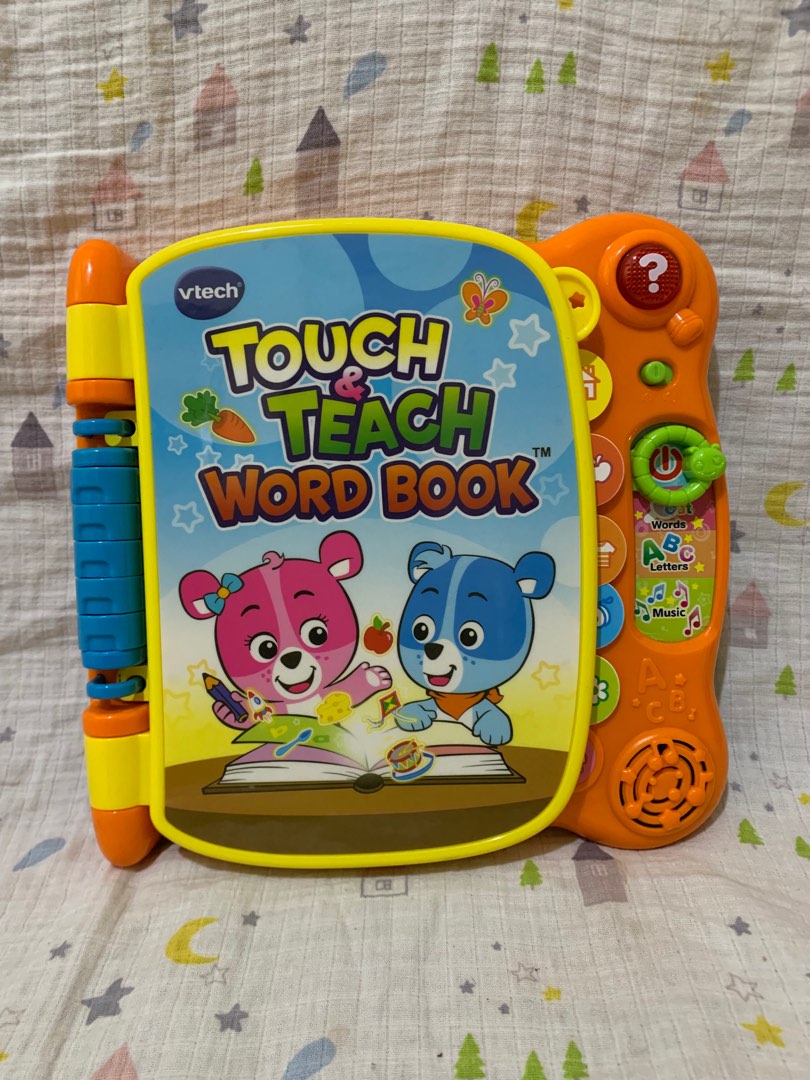 Vtech word book touch screen, Babies & Kids, Infant Playtime on Carousell