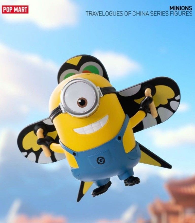 WTS Minion Cny Popmart Flying Stuart, Hobbies & Toys, Toys & Games on ...
