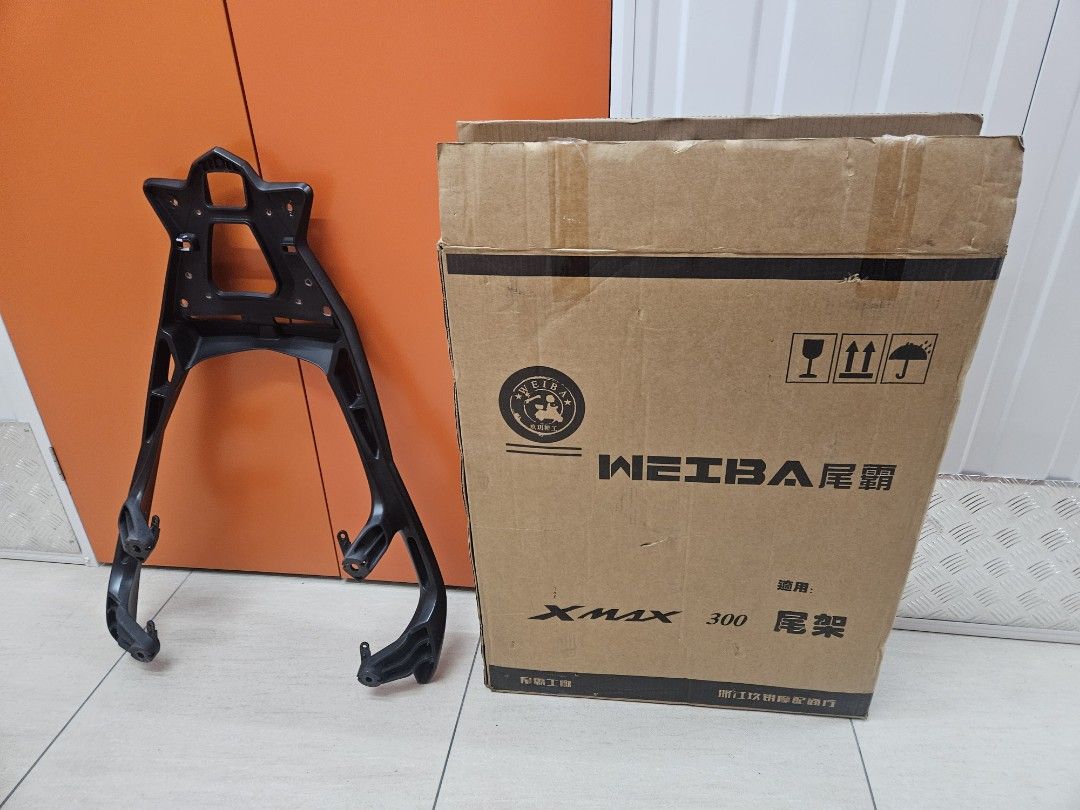 XMAX 300 V1 ORIGINAL RACK (LONG), Motorcycles, Motorcycle Accessories ...