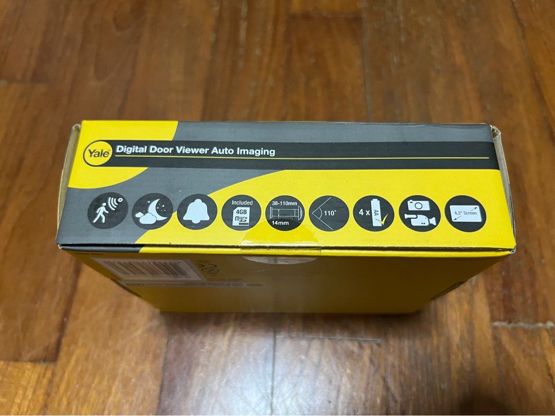 Yale Digital Door Viewer (DDV3), Furniture & Home Living, Security ...