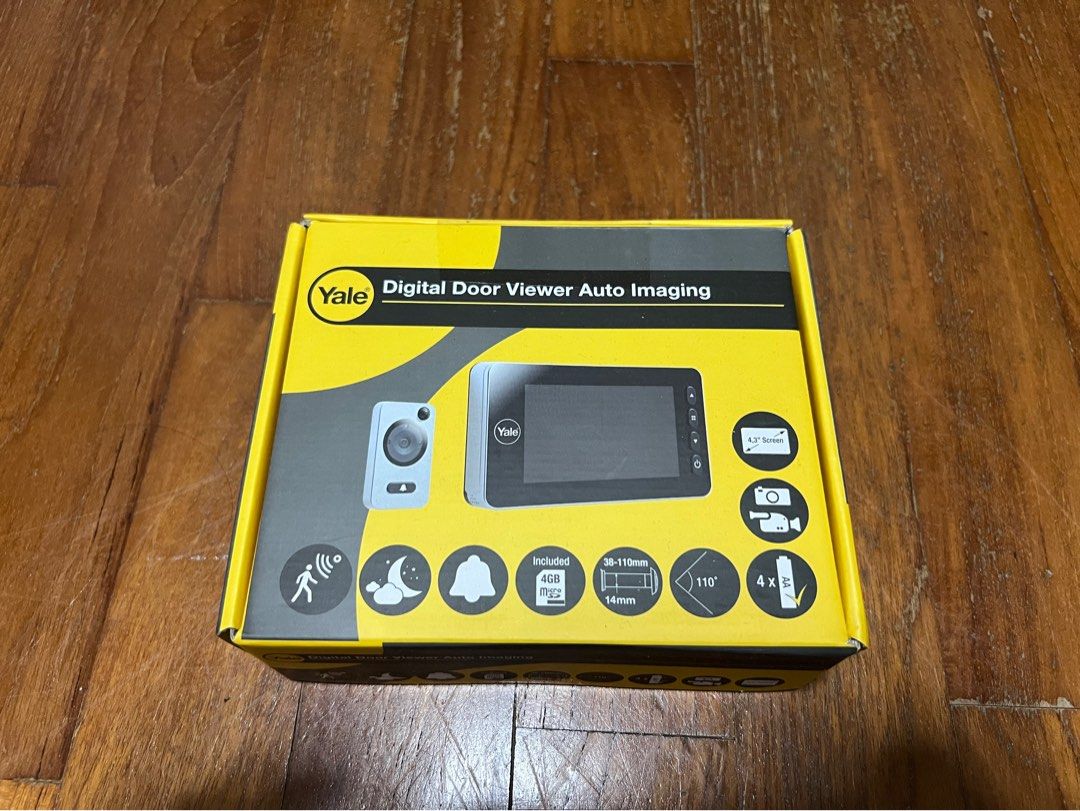 Yale Digital Door Viewer (DDV3), Furniture & Home Living, Security ...