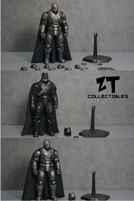 1/12 BVS Batman Armored Normal Suit / Battle Damage Suit / Black Suit ...