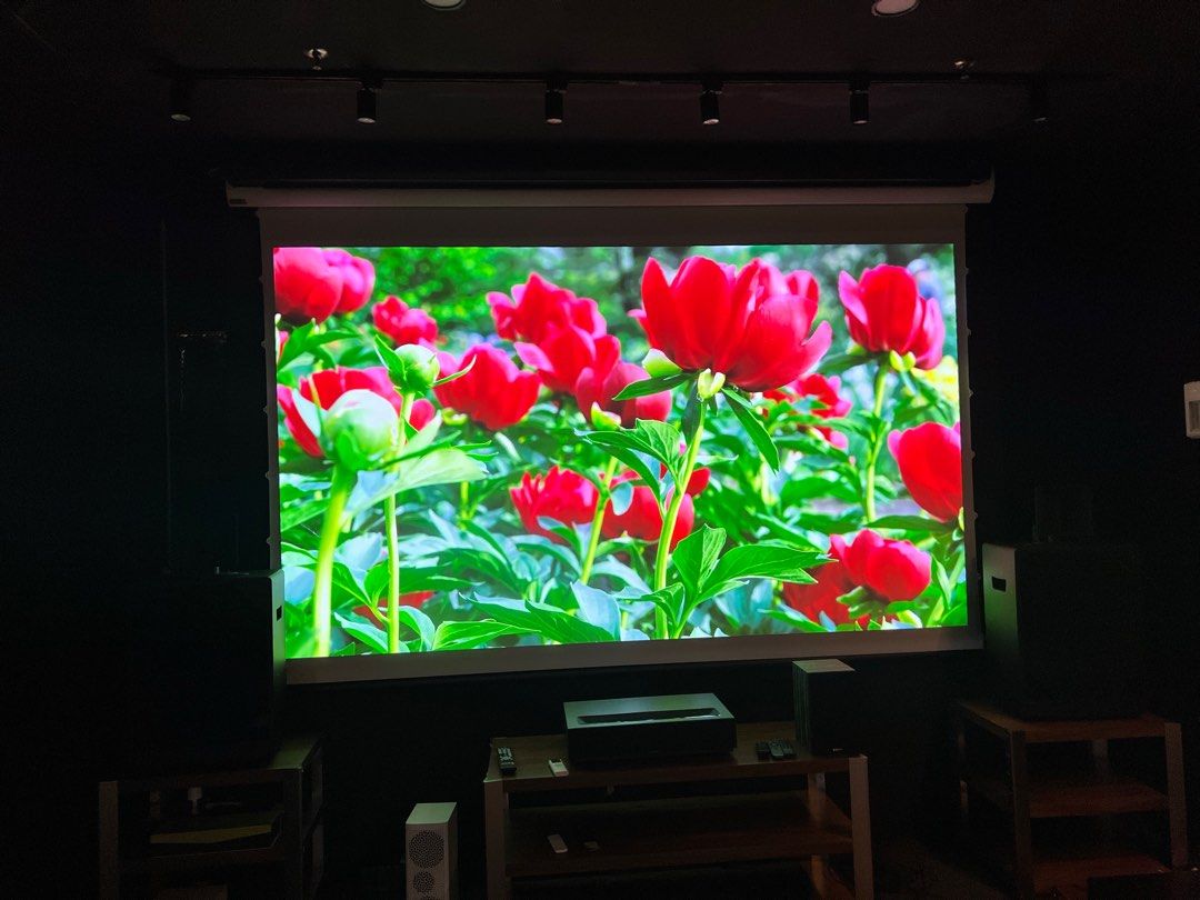 FSCREEN Aura Series Fresnel ALR Hard Panel Projection Screen-120 Inch ...
