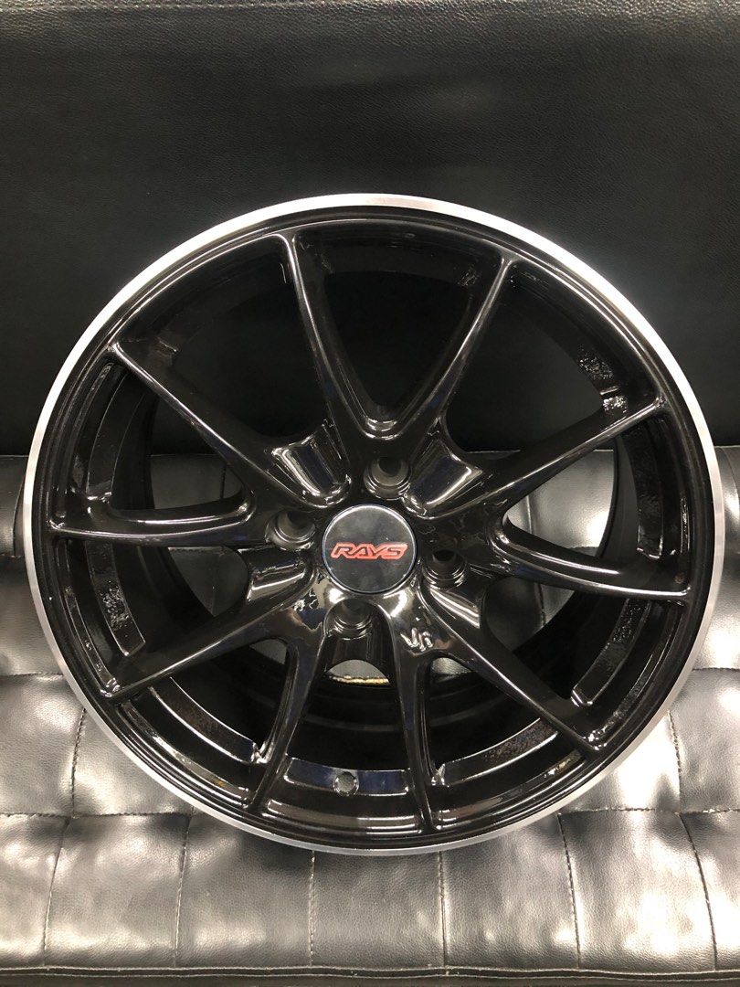 15” Rays G25 design sports rim, 4x100, 15 inch wheels, Car Accessories ...
