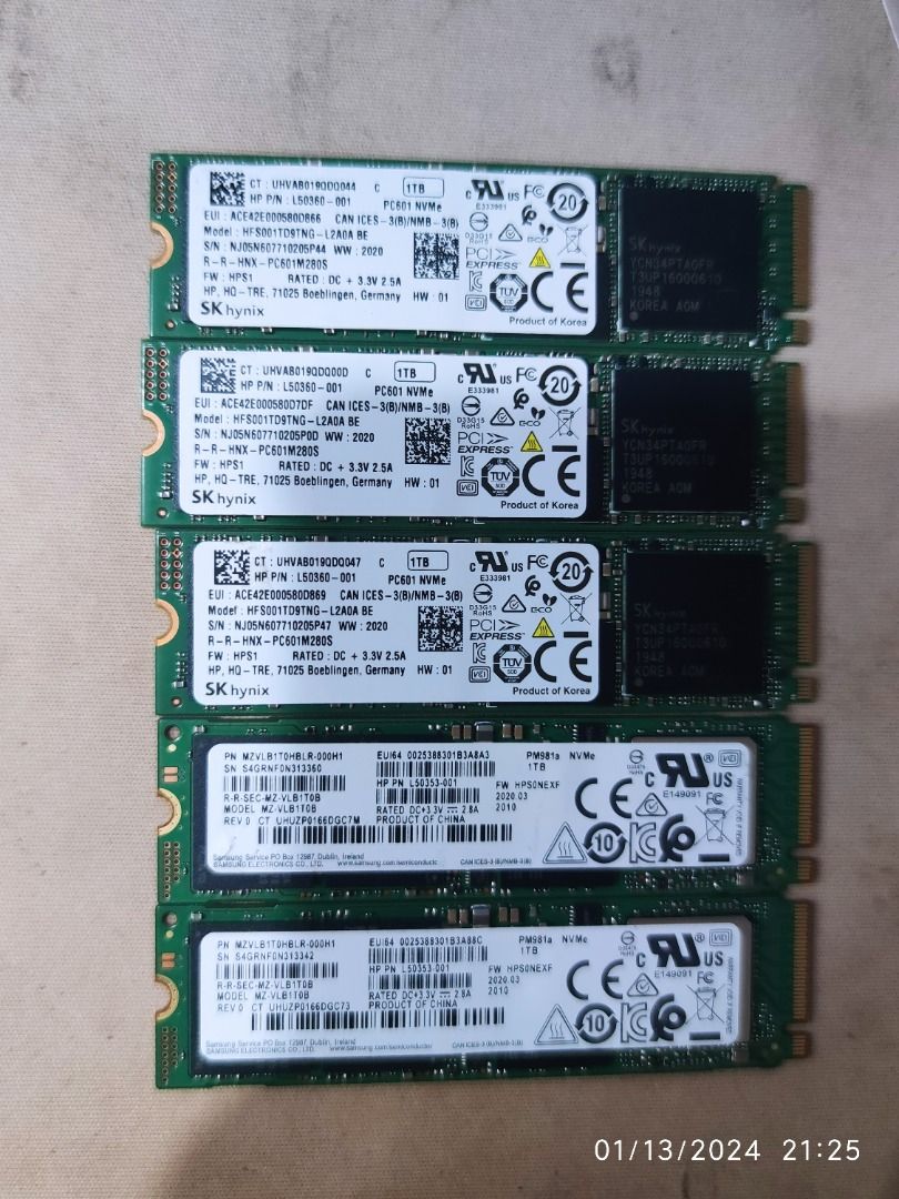 1T M.2 nvme SSD 100% condition, Mobile Phones & Gadgets, Mobile ...