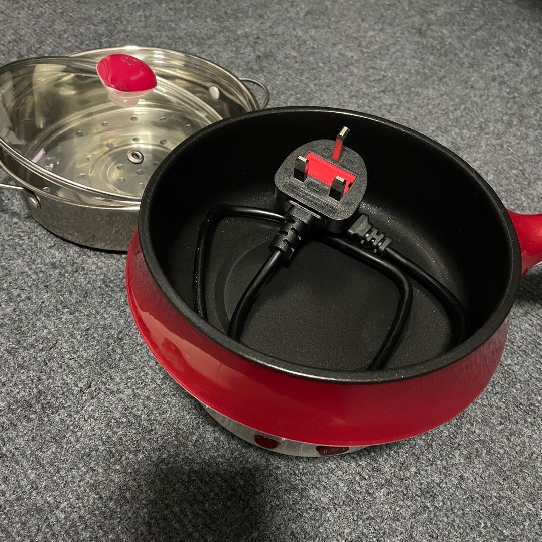 3 pin plug electric non stick frying pan, Furniture & Home Living ...