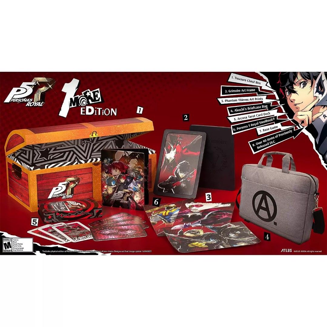 「收」女神異聞錄5 皇家版 典藏版 Persona 5 royal collector's edition P5R, 電子遊戲, 電子遊戲, PlayStation - Carousell