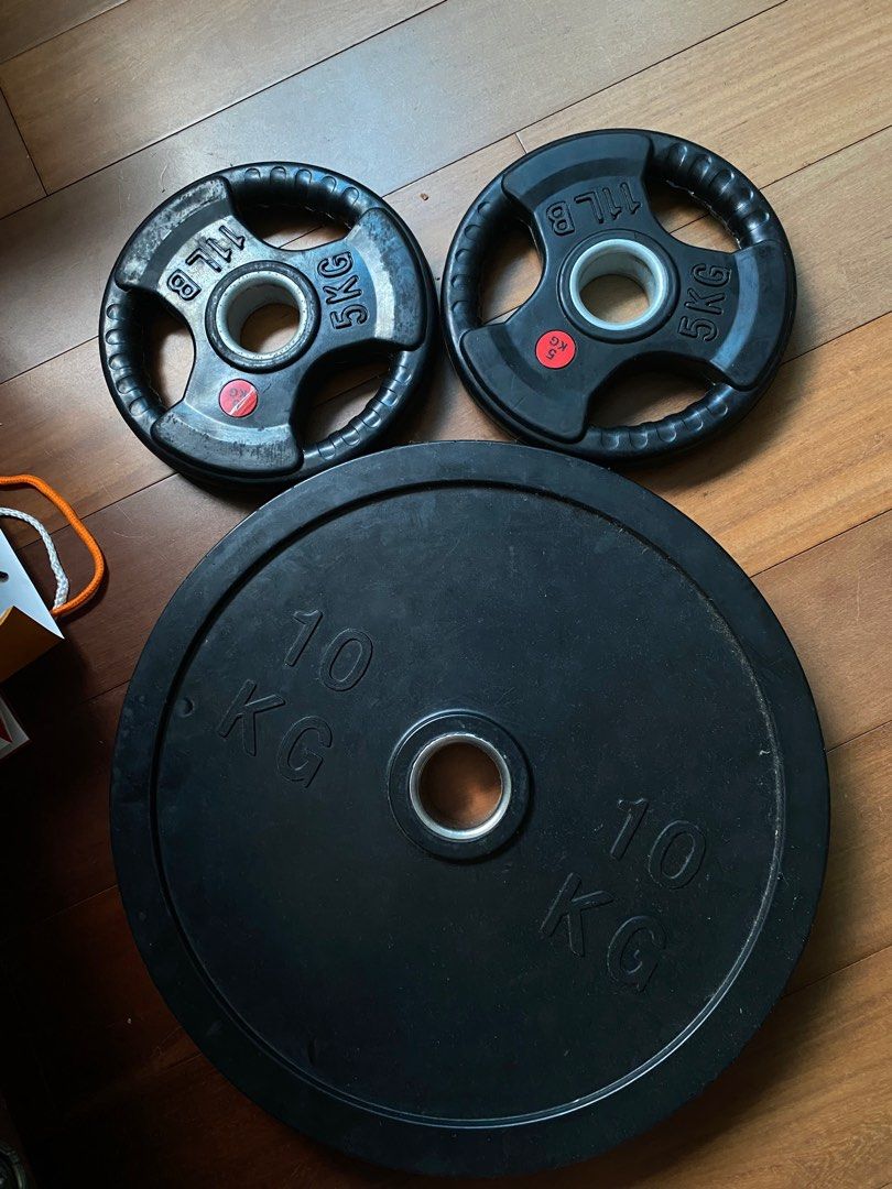 5kg/10kg weights, Sports Equipment, Exercise & Fitness, Weights ...