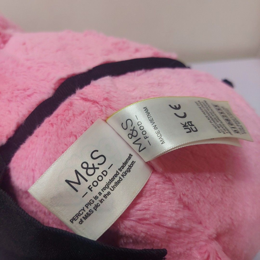 [60cm] M&S Percy Pig Chef Limited Edition Soft Toy Plush Cooking With ...