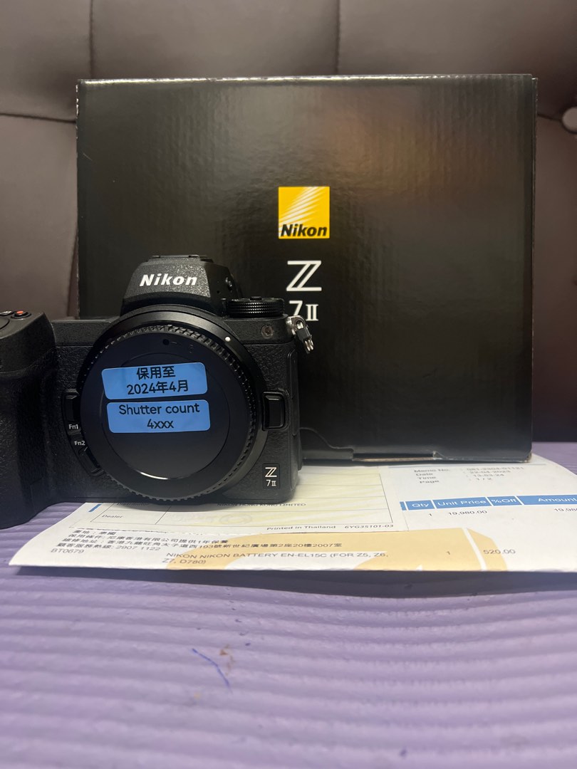 剛剛四月買 全新一樣 完美無瑕 全套有盒 2024-4 Nikon Z7 II Z7II 快門次數4XXX, 攝影器材, 相機 - Carousell