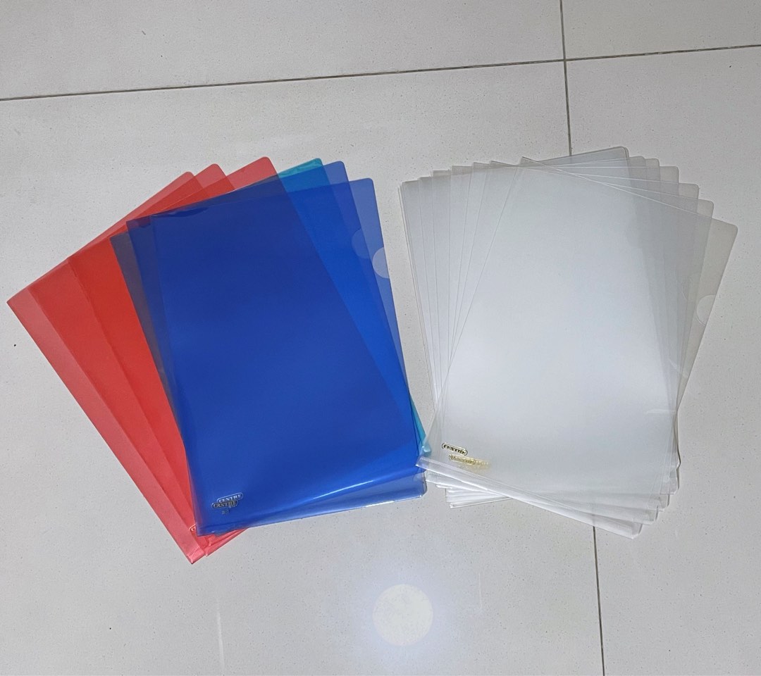 A4 Plastic Files, Hobbies & Toys, Stationery & Craft, Stationery ...