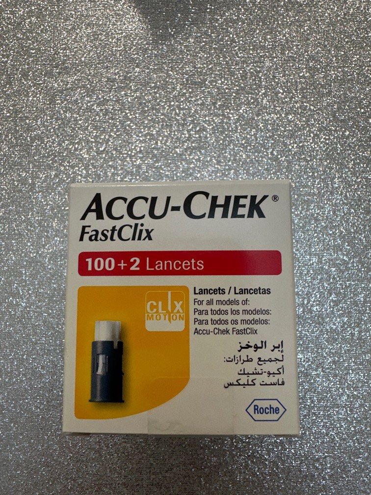 Acc-Chek Fastclix (100+2 lancets), Health & Nutrition, Medical Supplies ...