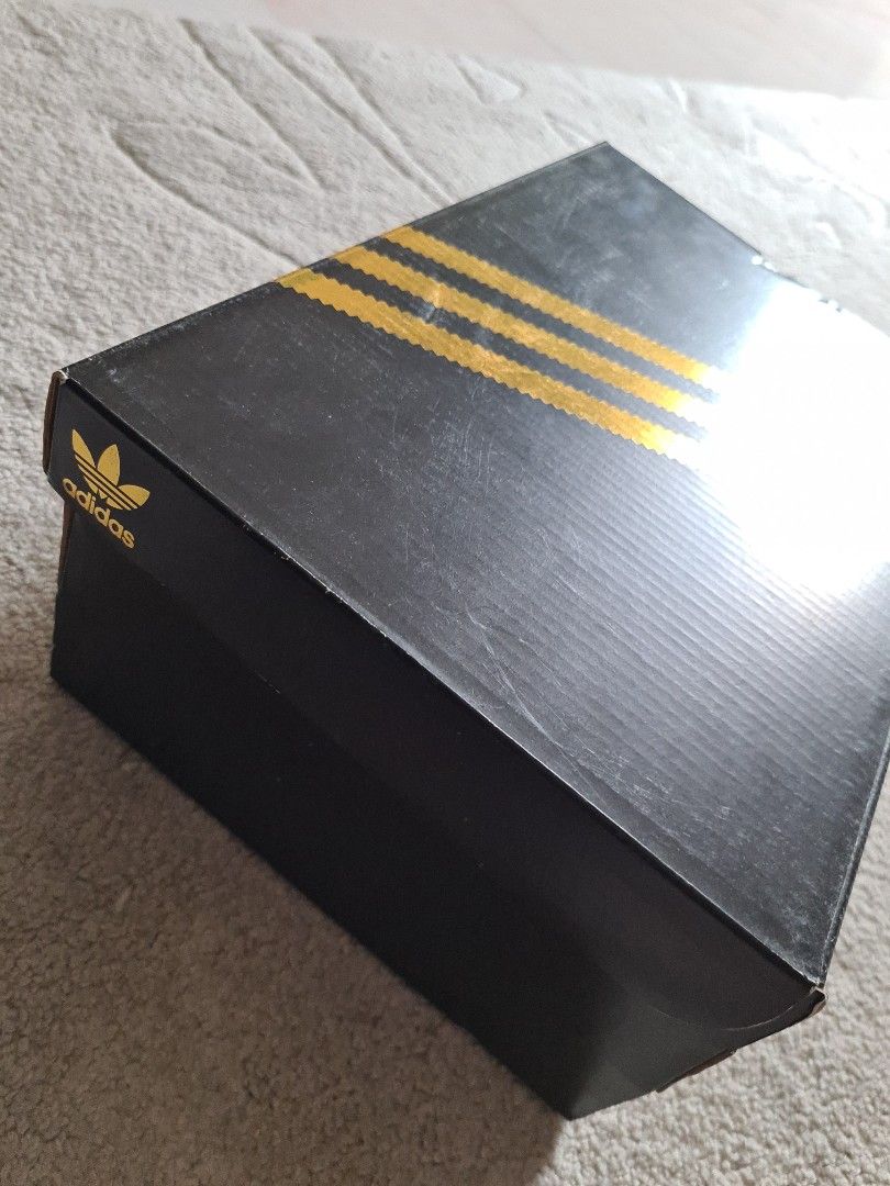 Adidas BlackShoe Box, Everything Else on Carousell