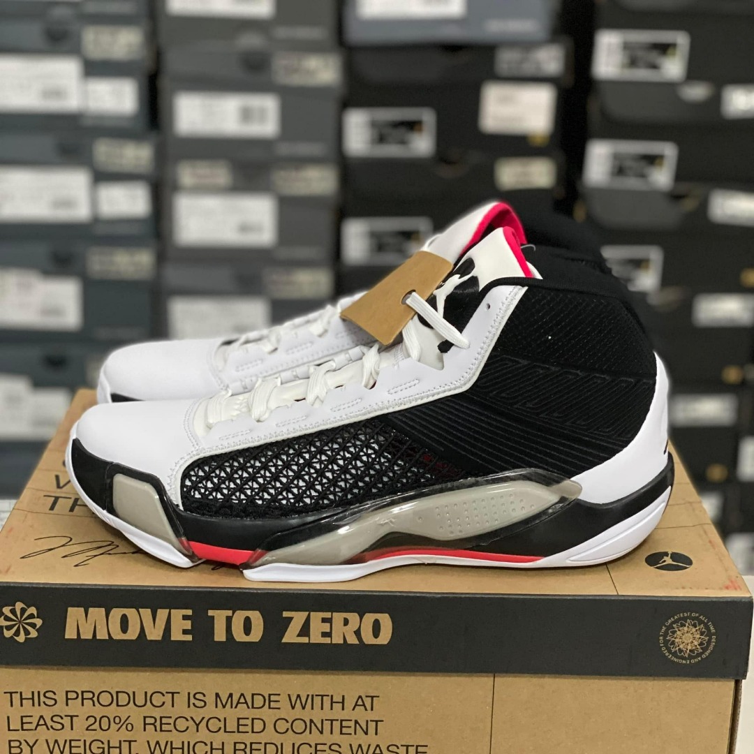 Air Jordan 38 FIBA White, Men's Fashion, Footwear, Sneakers on Carousell