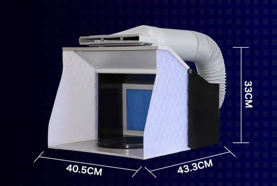 Airbrush Modeling Gunpla Spray booth with light, Hobbies & Toys ...