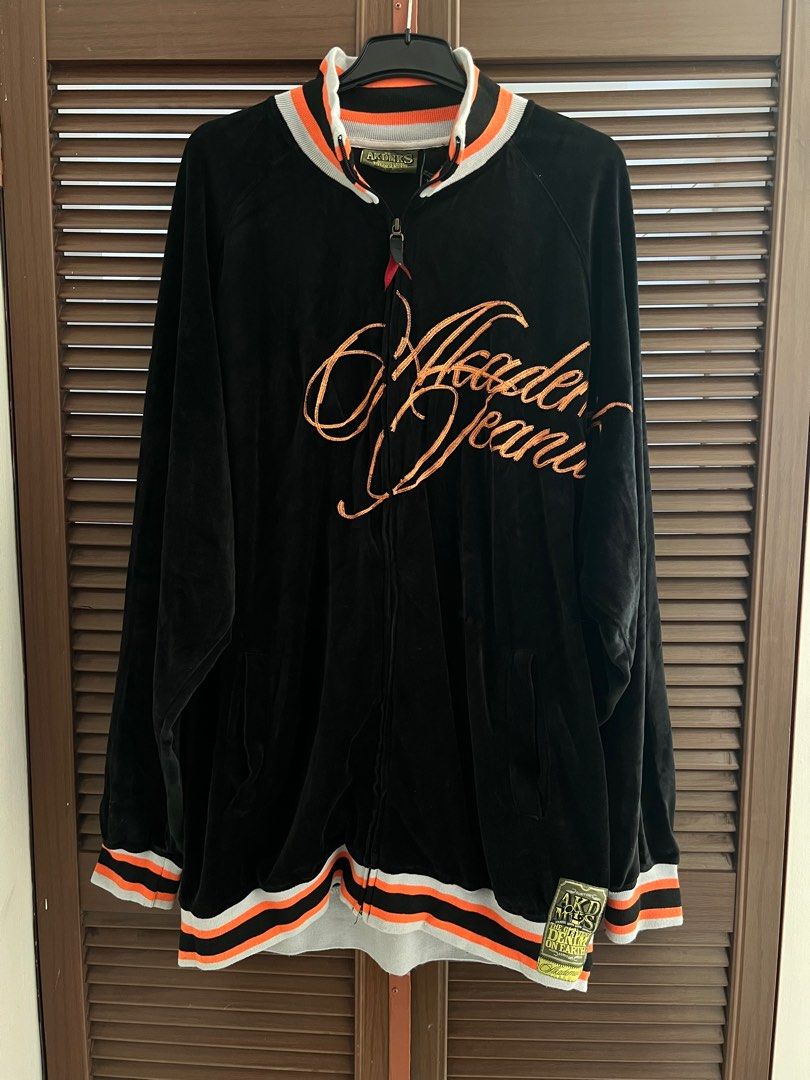 Akademiks Velour Jacket, Men's Fashion, Tops & Sets, Hoodies on Carousell