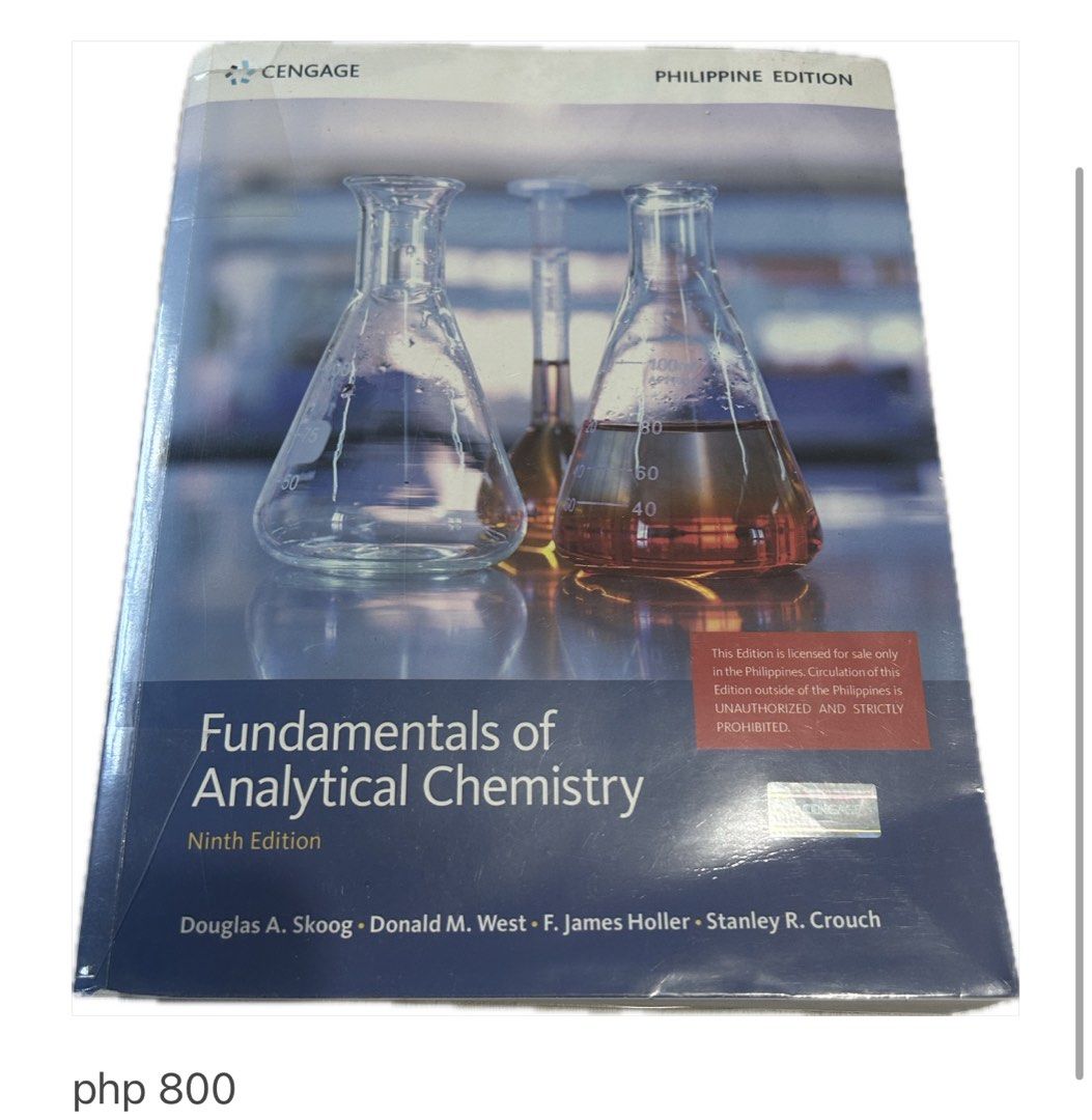 analytical chemistry text book - Fundamentals of Analytical Chemistry ...