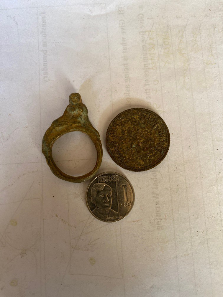 Antique coin and antique ring together for 400, Hobbies & Toys ...