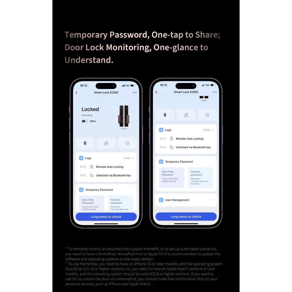 AQARA Smart Door Lock D200i 3D Face Unlock digital lock with Lithium ...