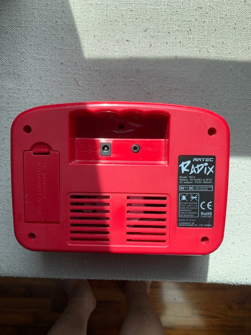 Artec Guitar Mini Amplifier: Radix RX-5 Red, Audio, Soundbars, Speakers ...