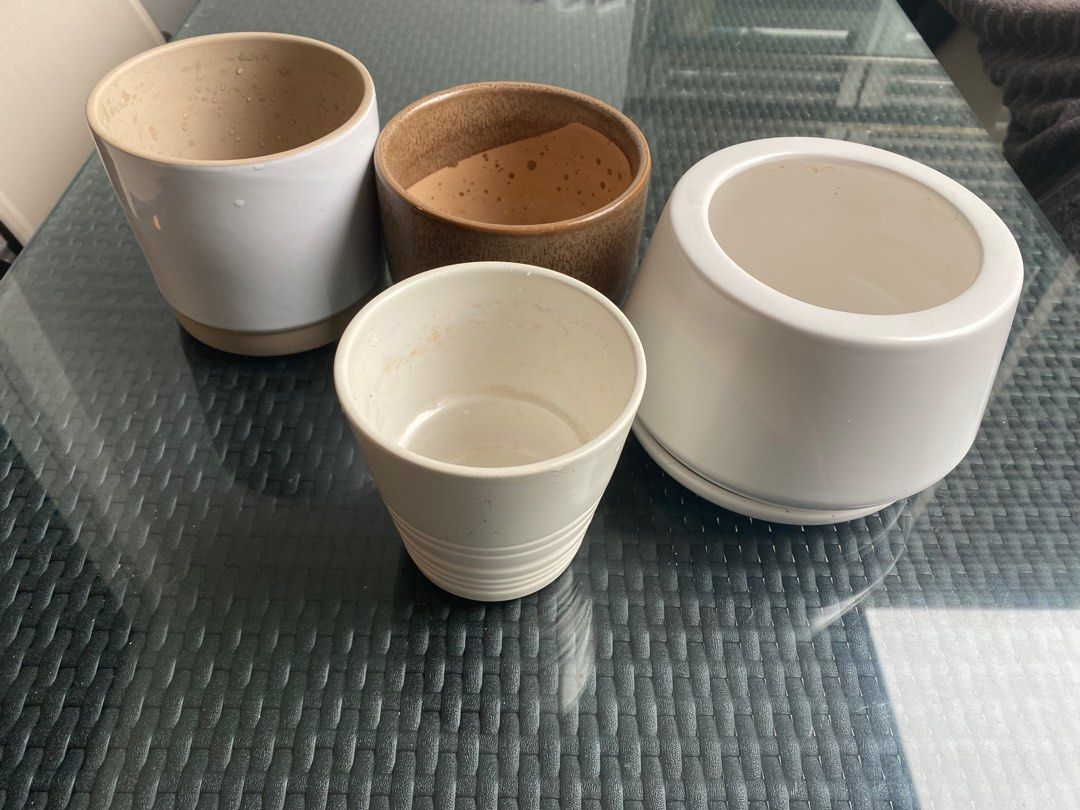 Assorted Plant Pots, Furniture & Home Living, Gardening, Pots ...