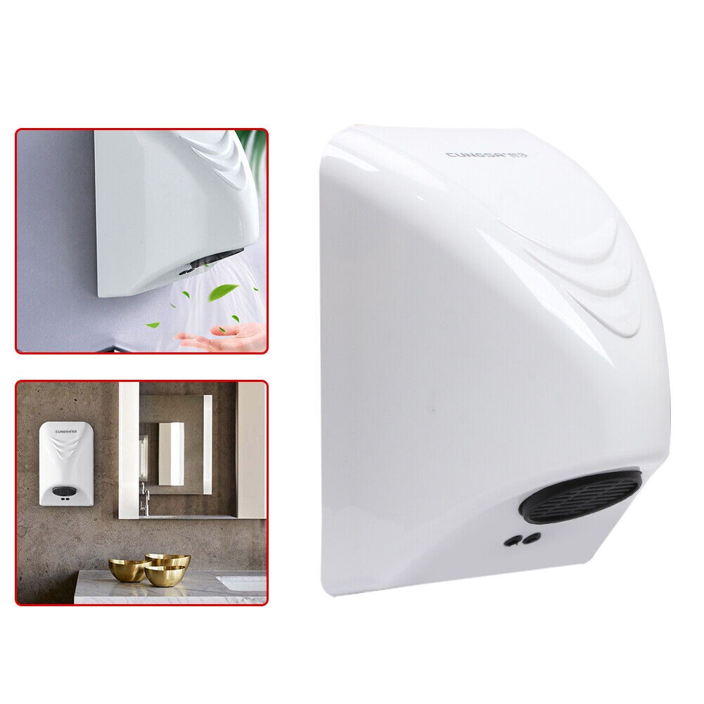 Automatic Hand Dryer Wall Mounted Electric Fast Warm Air Drier Toilet ...