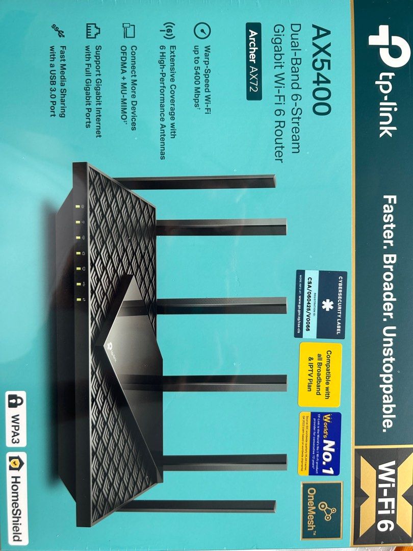 AX5400 router, Computers & Tech, Parts & Accessories, Networking on ...