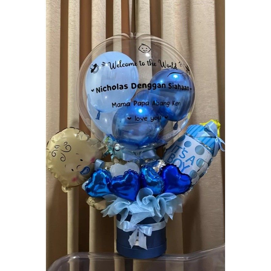 Balon untuk Baby New Born Baby Girl or Baby Boy / Wisuda Graduation ...
