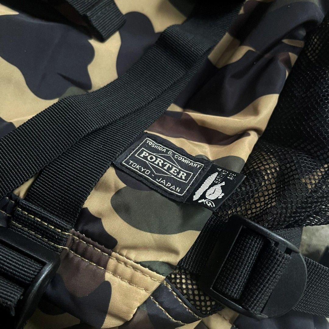 BAPE X PORTER RUCKSACK, Men's Fashion, Bags, Backpacks on Carousell