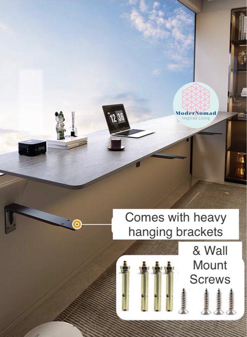Wall mount Bar Table Desk Study Table Desktop Bar Dining Table Work ...