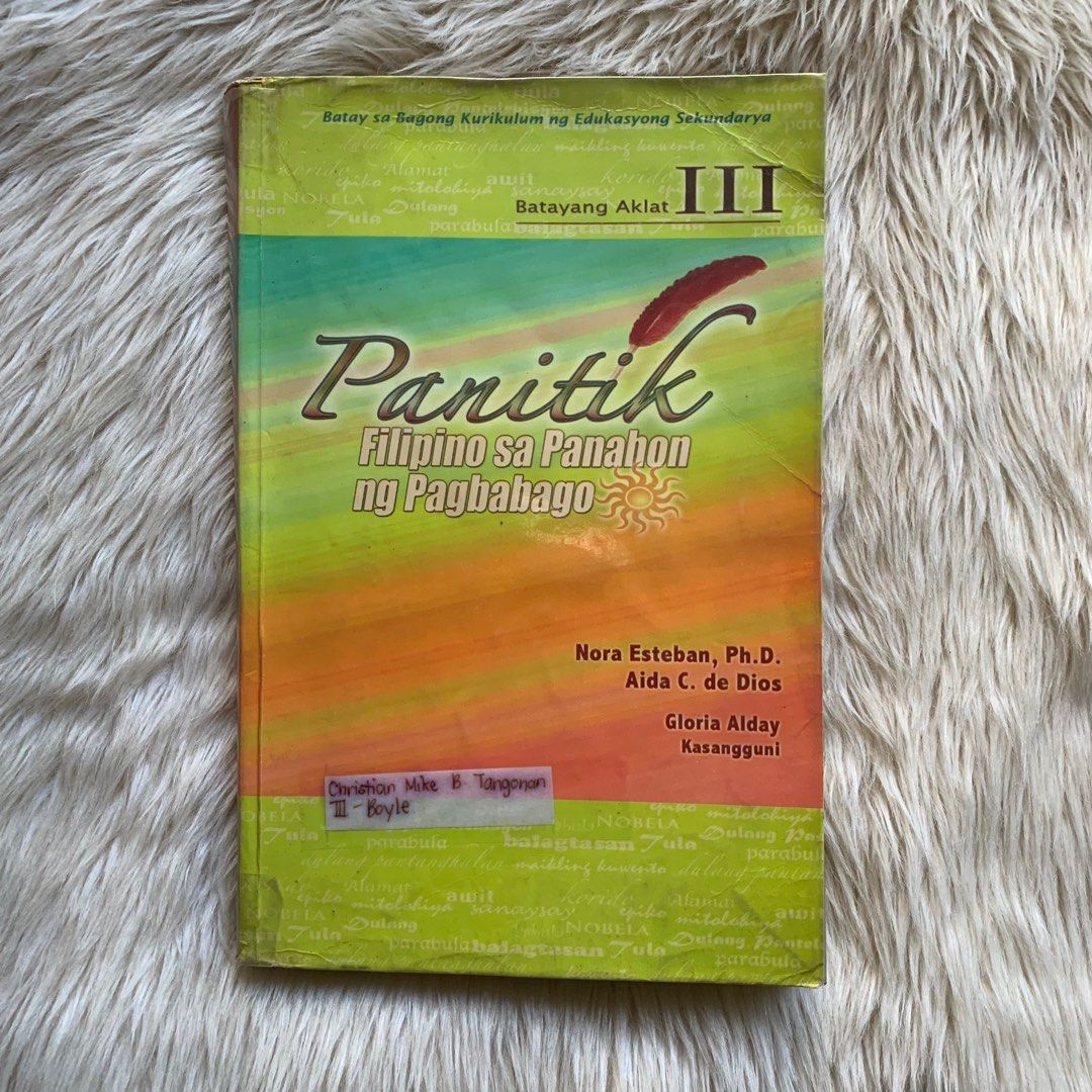 Batayang Aklat III: Panitik: Filipino sa Panahon ng Pagbabago, Hobbies ...