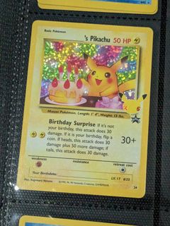 Original Pikachu 25 Anniversary Card, Hobbies & Toys, Toys & Games on ...
