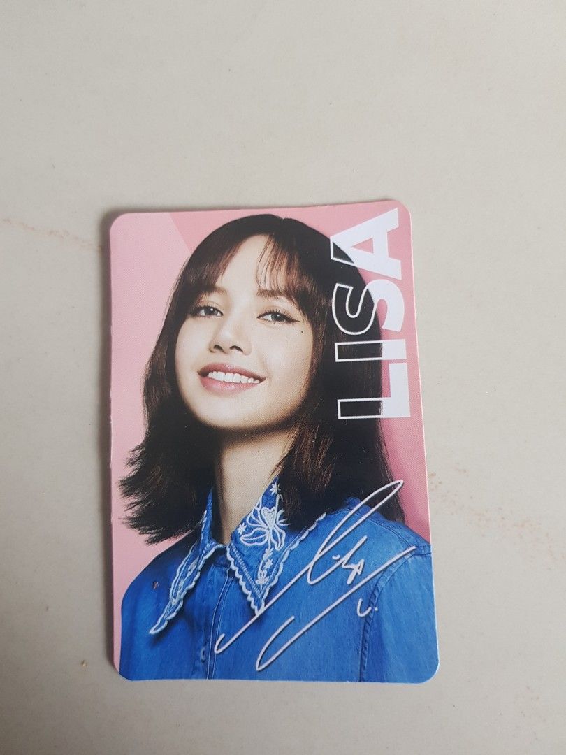 Blackpink Photocard lisa, Hobbies & Toys, Memorabilia & Collectibles, K ...