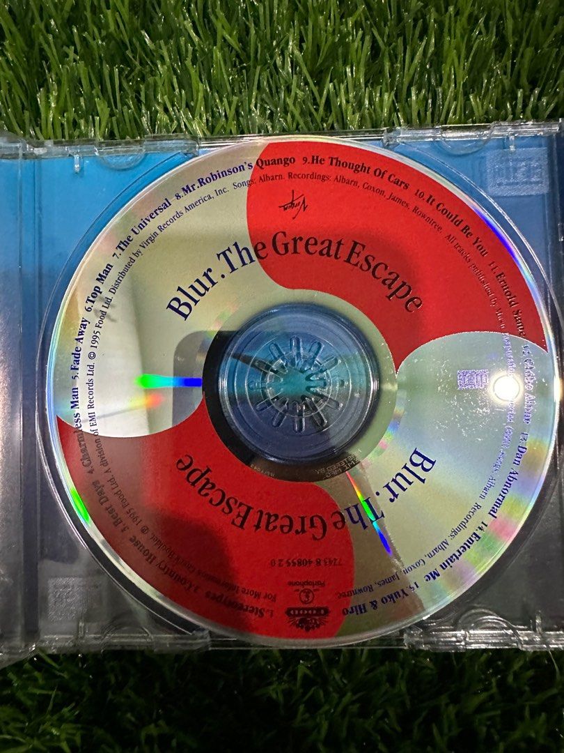 Blur - The Great Escape CD, Hobbies & Toys, Music & Media, CDs & DVDs on Carousell