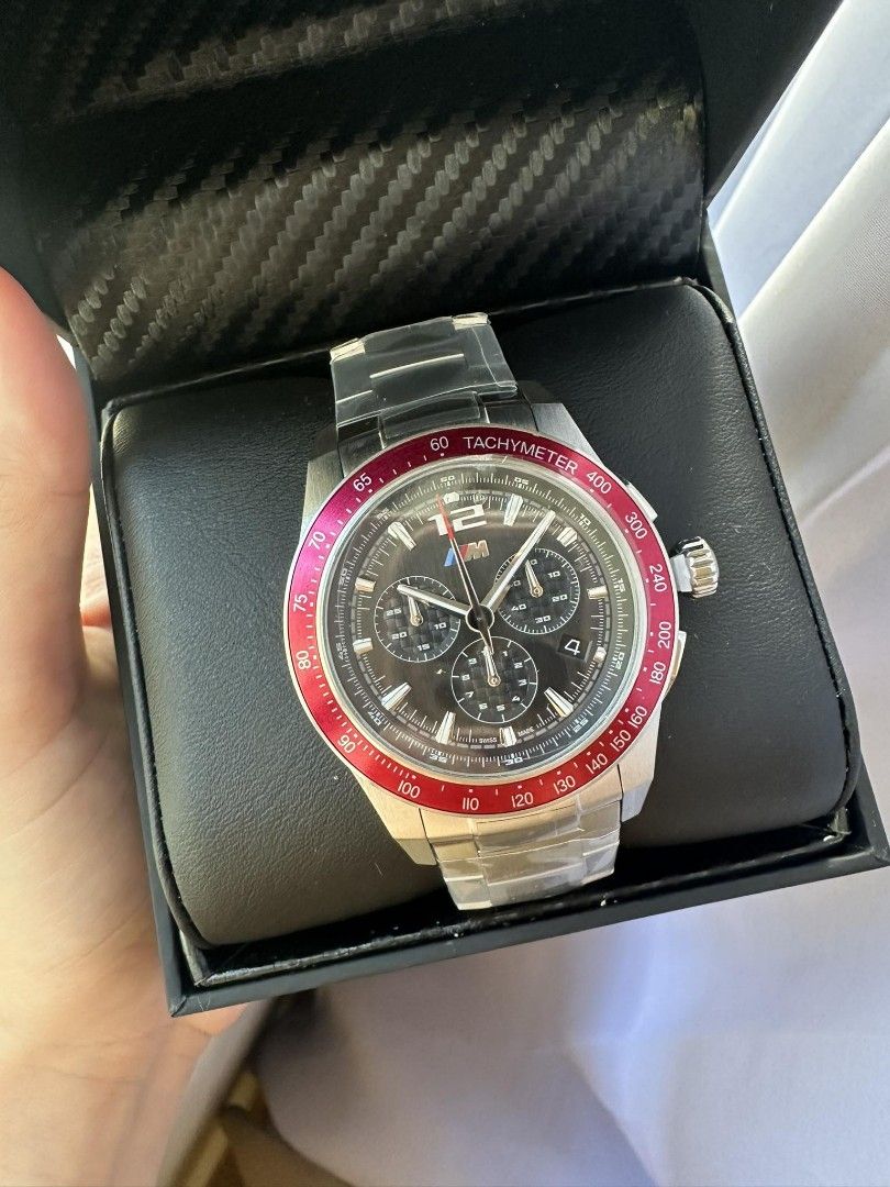 BMW M Chronograph Watch, Men's Fashion, Watches & Accessories, Watches ...