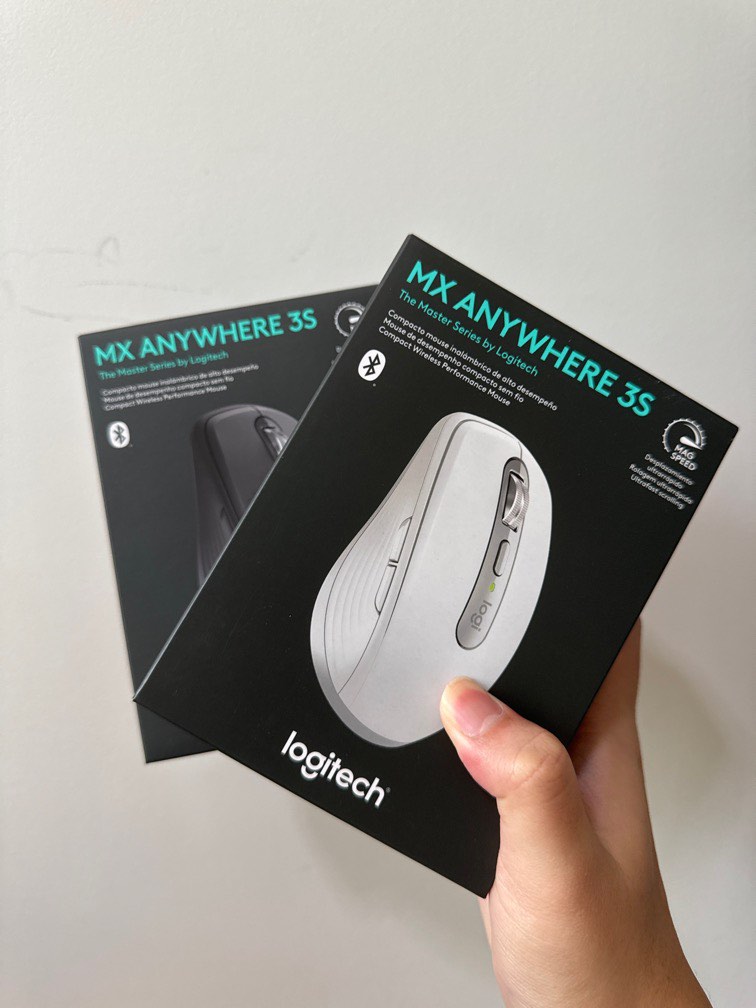 BN Logitech MX anywhere 3s graphite white, Computers & Tech, Parts ...