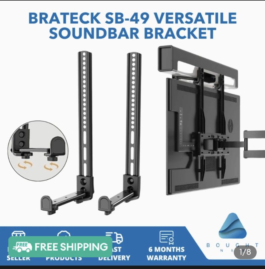 Brateck Soundbar Bracket, TV & Home Appliances, TV & Entertainment ...
