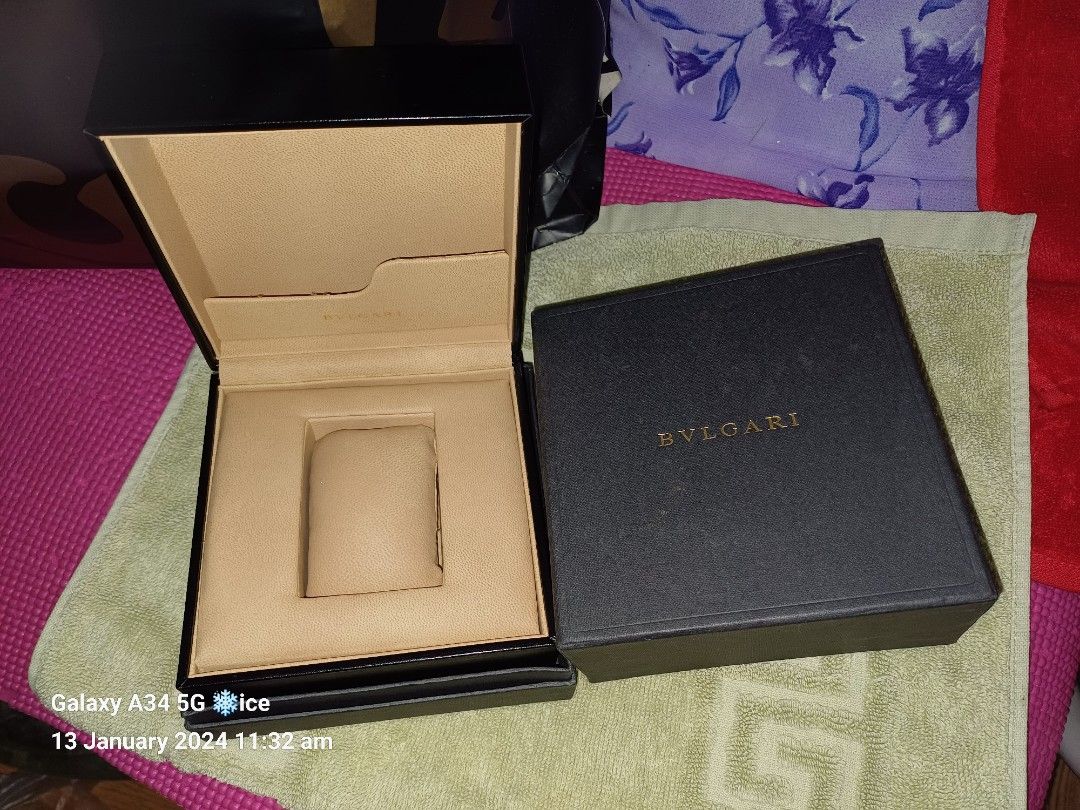 Bvlgari watch box, Luxury, Accessories on Carousell