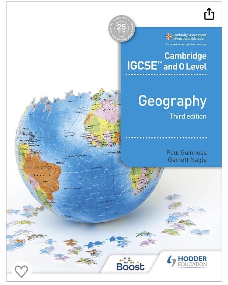 Cambridge IGCSE and o level Geography Coursebook, Hobbies & Toys, Books ...