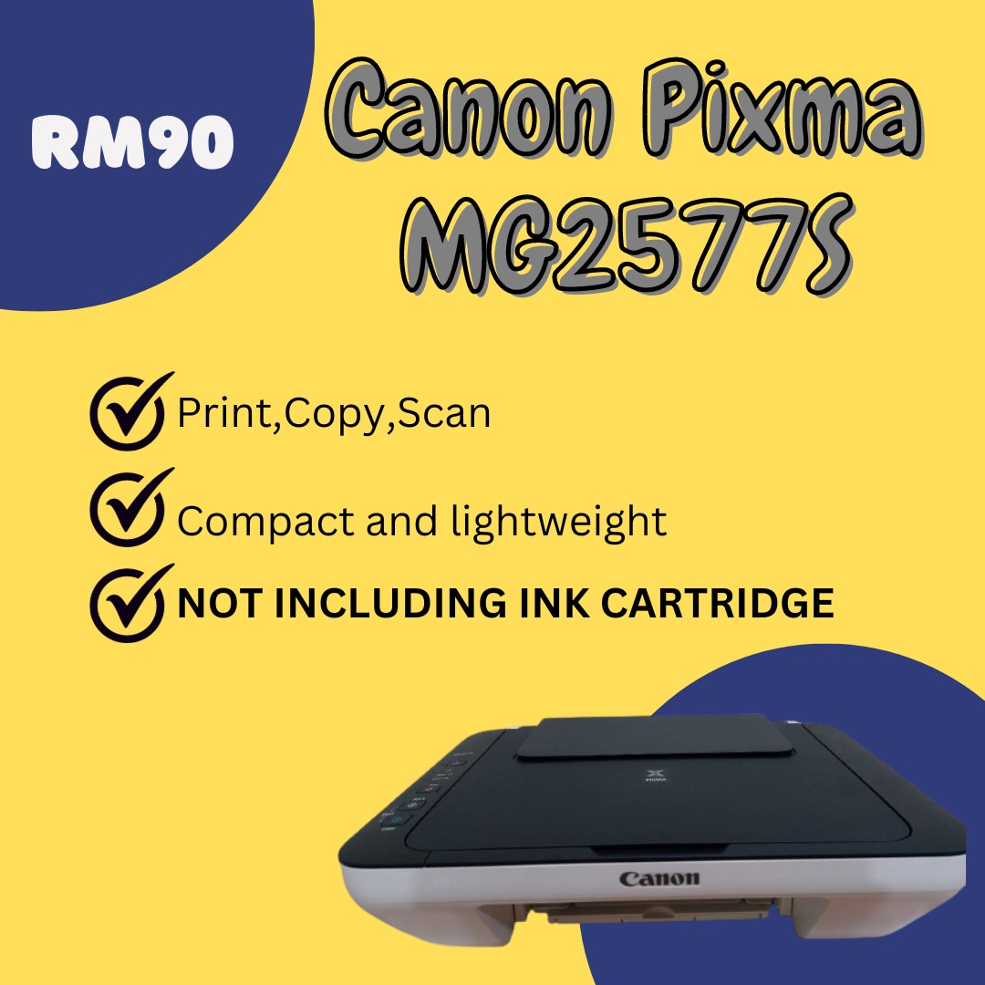 CANON PIXMA MG2577S, Computers & Tech, Printers, Scanners & Copiers on ...