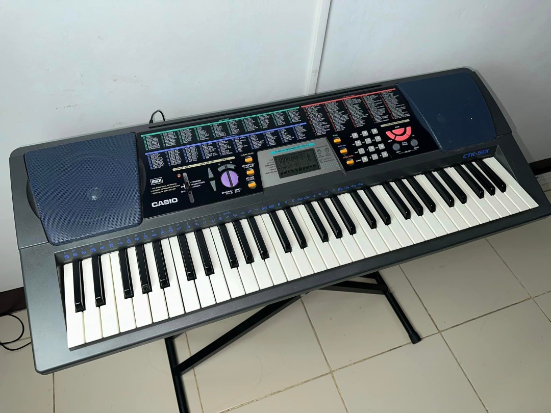 Casio CTK-501 Piano Keyboard Organ 61 Keys, Hobbies & Toys, Music & Media, Musical Instruments ...