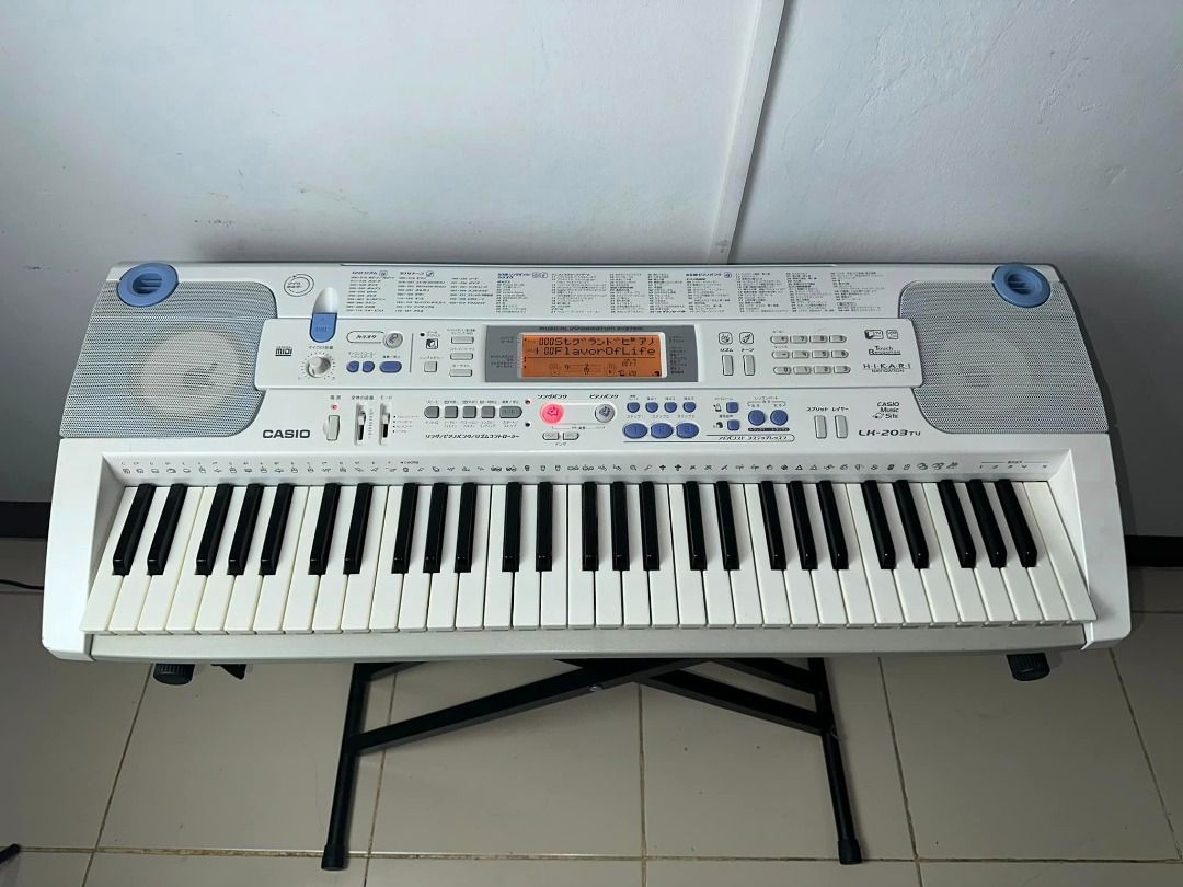 Casio Lk 203tv Piano Touch Response Keyboard Organ 61 Keys Hobbies