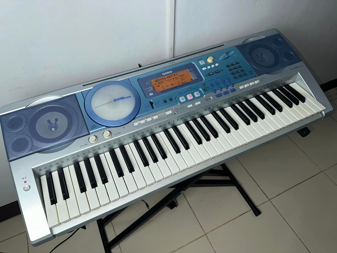 Casio LK-280CDTV Piano Touch Response Keyboard Organ 61 Keys, Hobbies ...