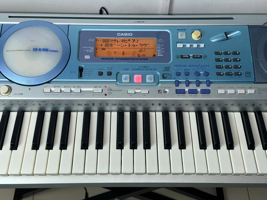 Casio LK-280CDTV Piano Touch Response Keyboard Organ 61 Keys, Hobbies ...