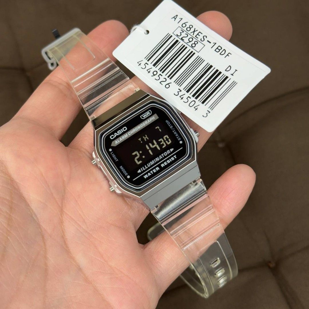 Casio transparent strap, Women's Fashion, Watches & Accessories ...