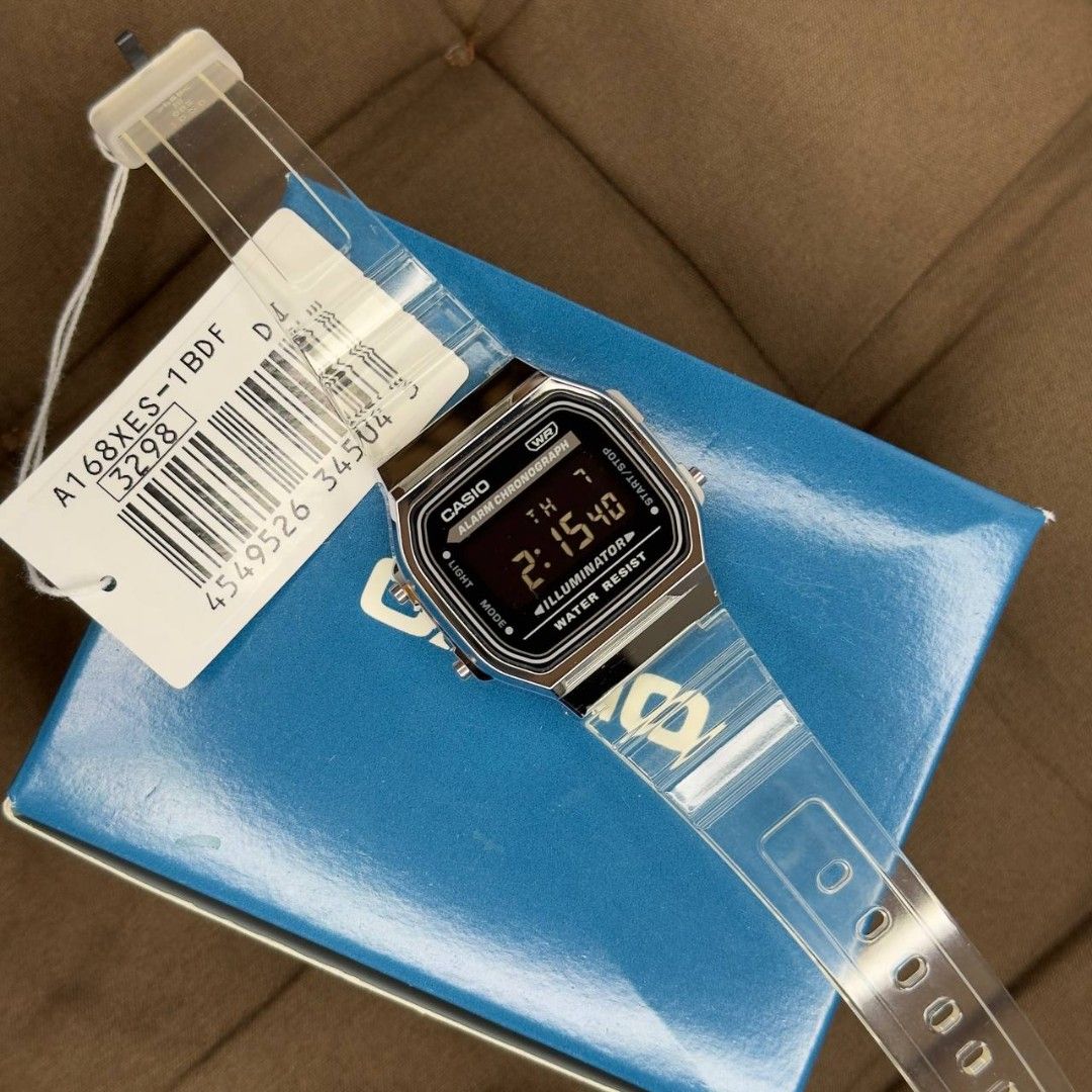 Casio transparent strap, Women's Fashion, Watches & Accessories ...