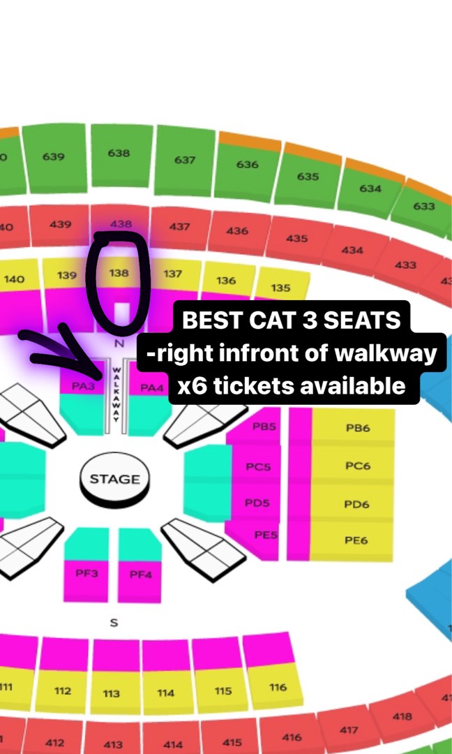 Cat 3 Ed Sheeran concert tickets, Tickets & Vouchers, Event Tickets on ...