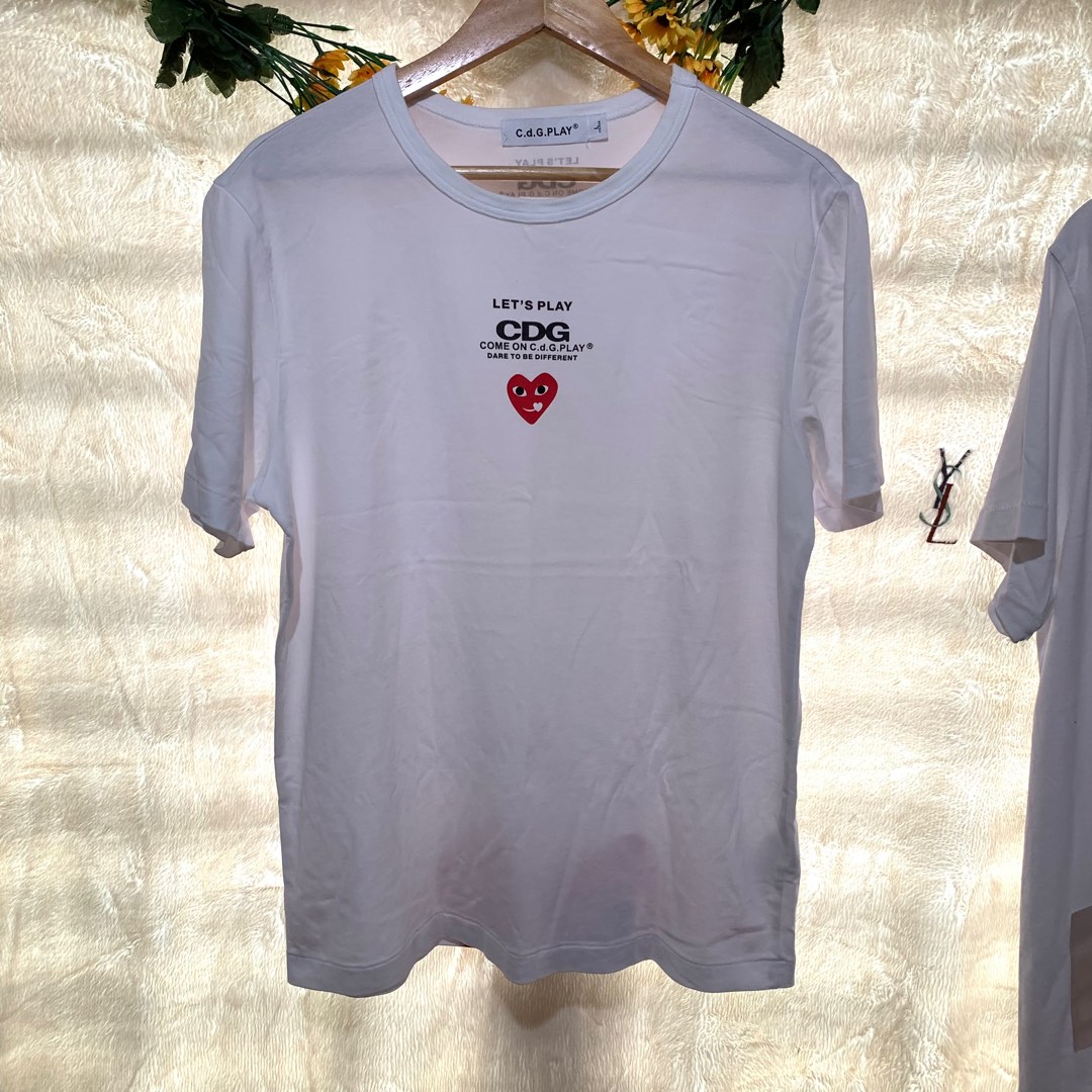 CDG Play, Men's Fashion, Tops & Sets, Tshirts & Polo Shirts on Carousell
